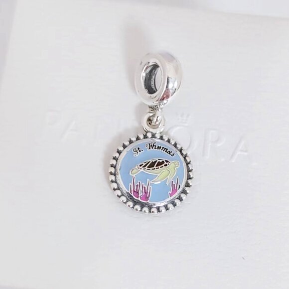 Pandora | Jewelry | Pandora St Thomas Sea Turtle Dangle Charm Exclusive ...